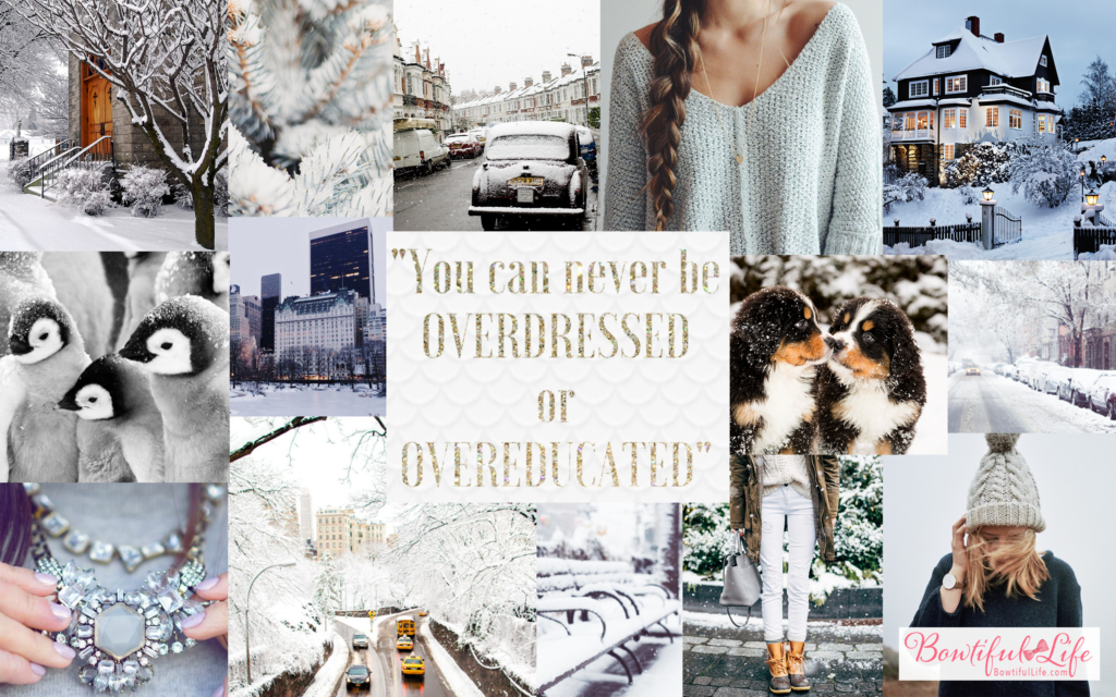 Sparkling Snowfall Bowtiful Wallpaper - Bowtiful Life